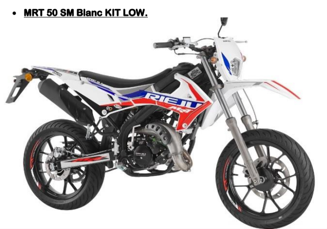MRT 50 SM KIT LOW - SLD Motos